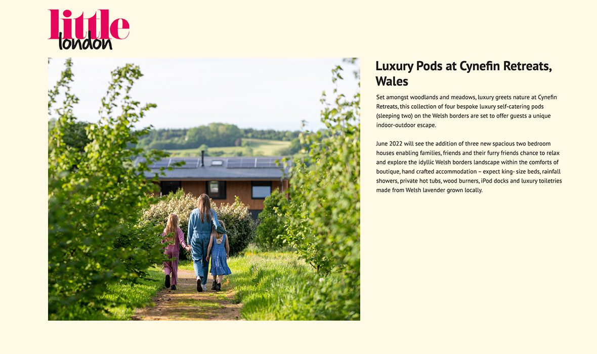 Little London Magazine, May 2022 - Cynefin Retreats